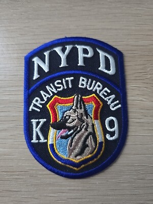 NEW YORK CITY POLICE DEPARTMENT (NYPD) SHOULDER PATCH: Transit Bureau K ...