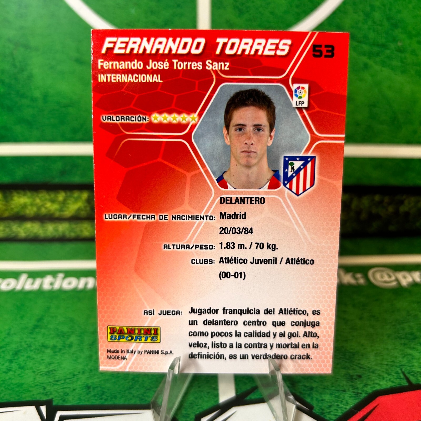 FERNANDO TORRES 53 - ATLETICO MADRID - PANINI MGK MEGACRACKS 2005 06 ...