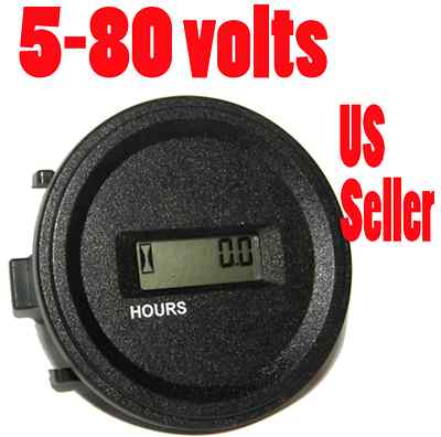 Digital HOUR METER 5-80 volts | eBay
