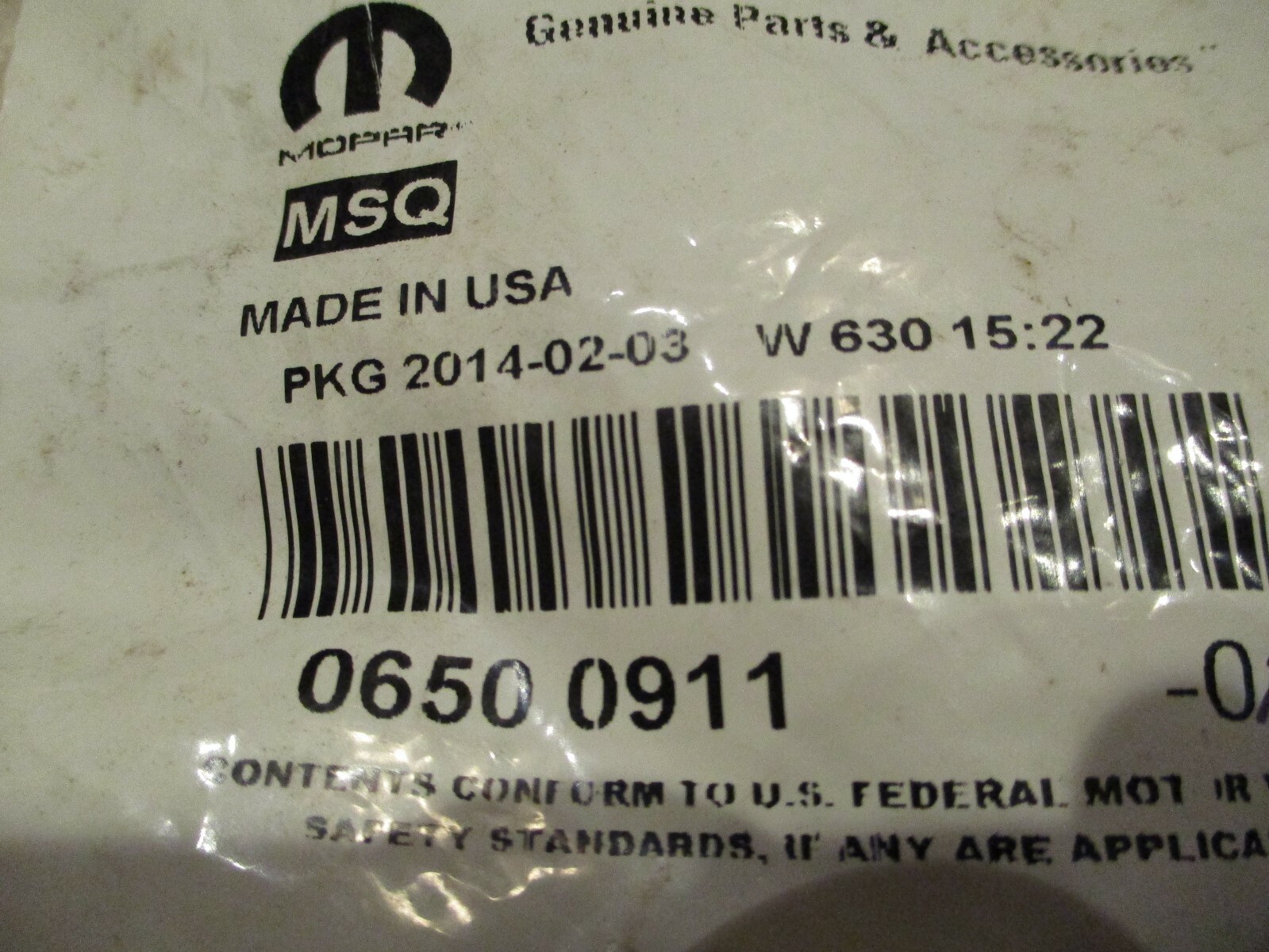 1995-2020 MoPar Fender Rivet | 6500911 | OE | NOS