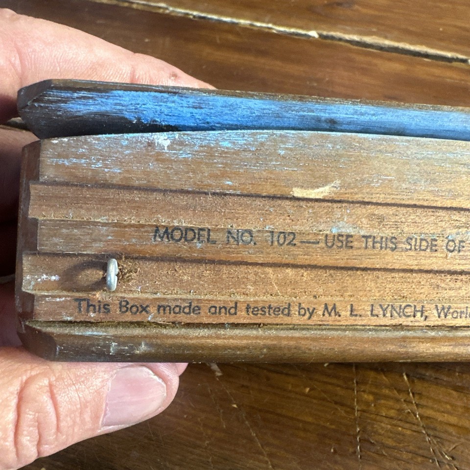 Vintage Lynch's World Champion Turkey Call - Rare B'Ham 9 , ALA. Model ...