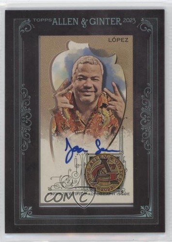 2023 Topps Allen & Ginter Black Frame 17/25 Moises Lopez Moisés López ...