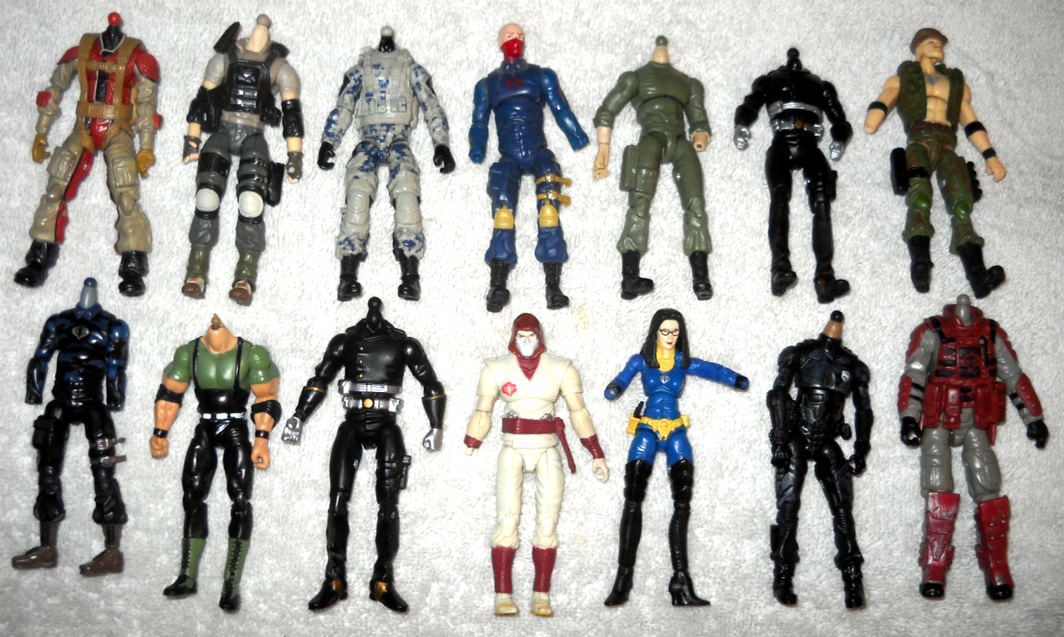 Lot of Random Modern GI Joe Figures - ALL missing body parts & ALL ...
