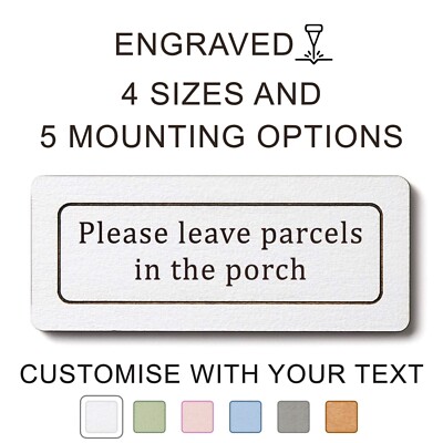 Please Leave Parcels In The Porch - Post Box (Parcel Delivery Box ...