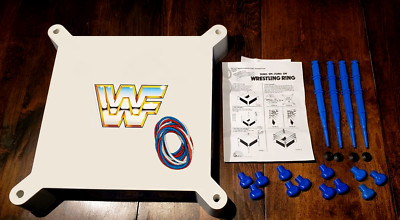 PRE-OWNED REBUILT LJN WWF "SLING 'EM FLING 'EM" WRESTLING RING ~ FREE ...