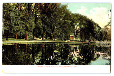 Postcard Scene in Colt Memorial Park Hartford Connecticut Posted 1907 ...