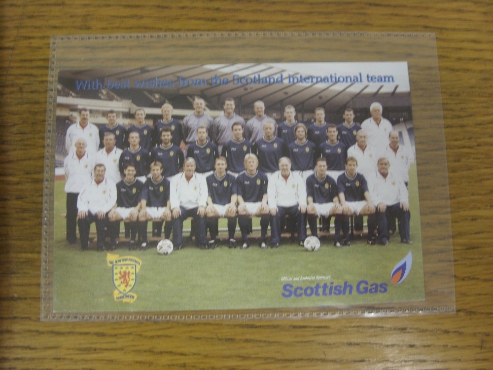 2000 Scotland: Postcard, International Team Group, Sponsored by ...