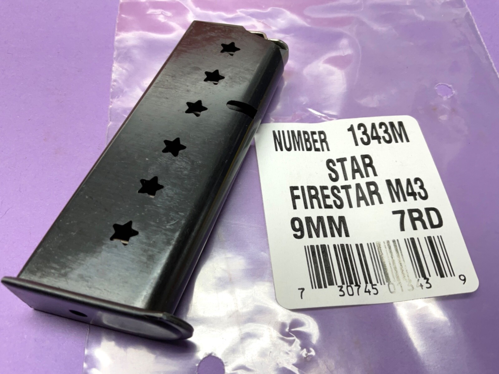 BRAND NEW - TRIPLE K 1343M STAR FIRESTAR M43 9MM PISTOL 7 RD MAG ...