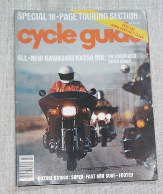 Old School Bmx Vintage Cycle Guide Magazine March 1978 Ken Pliska Honda ...