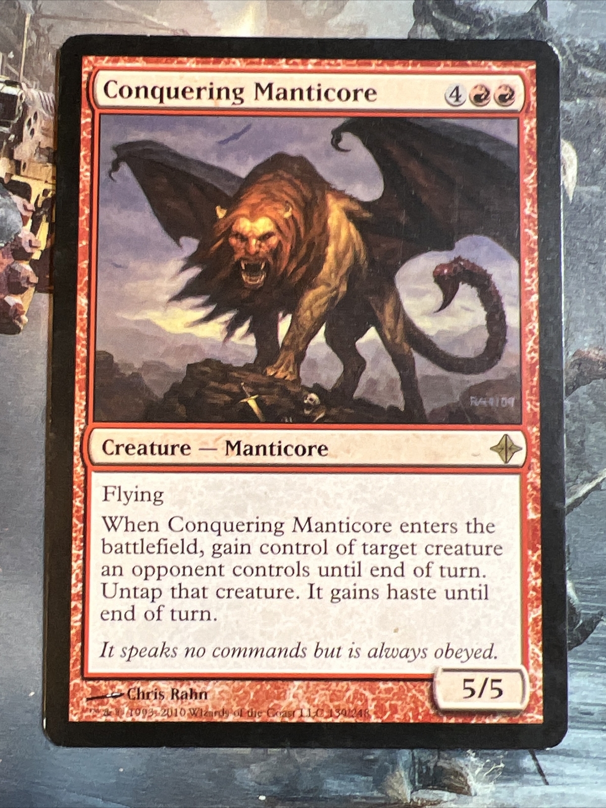 1x Conquering Manticore Rise of the Eldrazi MP MTG Magic the Gathering ...