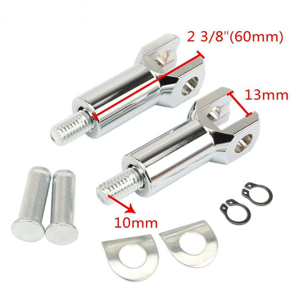 Chrome Rear Foot Peg Mount Kit For Harley Heritage Softail Classic ...