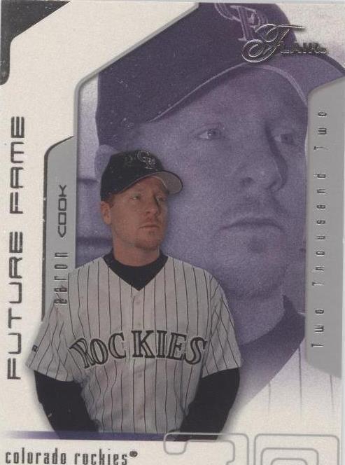 2002 Flair - Future Fame Aaron Cook #115 /1750 (RC) for sale online | eBay