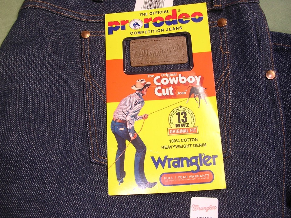 Wrangler Pro-Rodeo Blue Jeans, 42 X 32, Cowboy Cut Legs, New with Tags ...