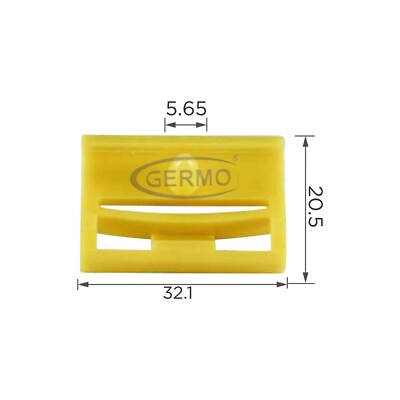 10 x Befestigungs Clip Gelb Zierleisten Schweller für BMW 3er ...