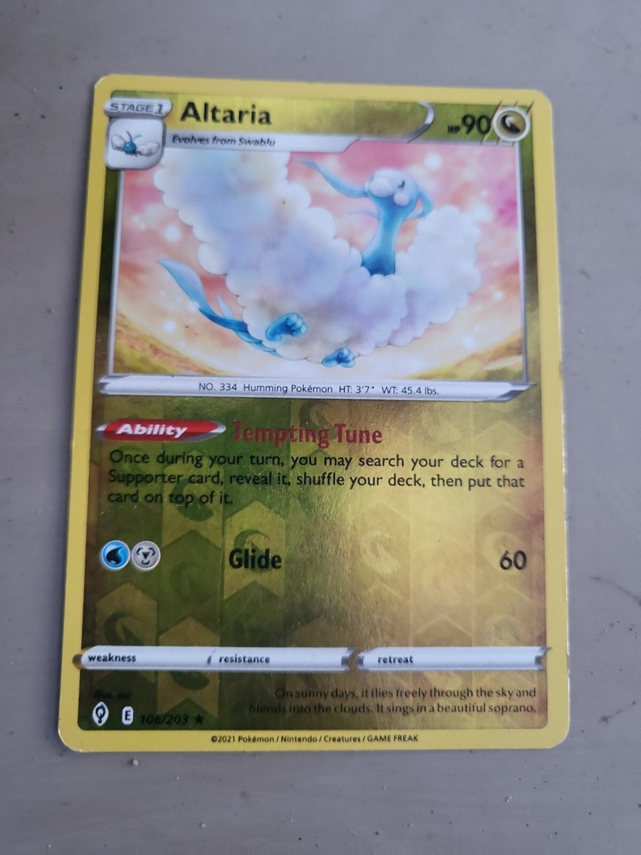 Altaria Evolution Chart