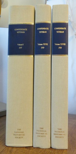 Confederate Veteran Mag Reprint books lot 3 Volume V XXVII XXVIII 1897 ...