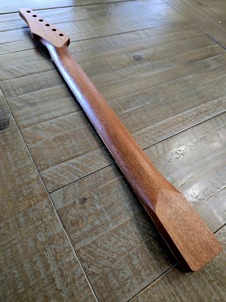 Telecaster-Style Guitar Neck, Zebrawood on Sapele | eBay