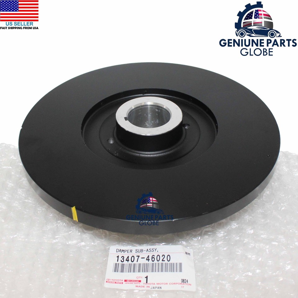 GENUINE TOYOTA SUPRA IS300 GS300 SC300 CRANKSHAFT HARMONIC BALANCER ...