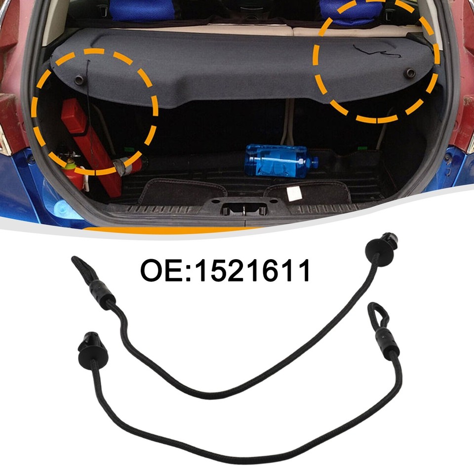 Parcel Shelf Strap Door Rear Replacement 1521611 Black Car Accessories ...