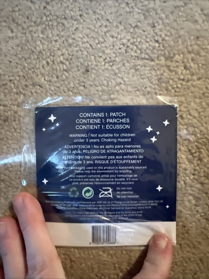 New LEGO VIP Promo NASA Apollo Lunar Lander Embroidered Patch Badge | eBay