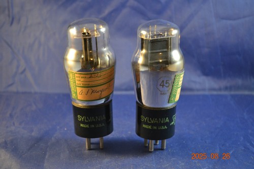 (1) Nice Strong Testing Match Pair Of ST Shape Sylvania Type 45 Audio ...