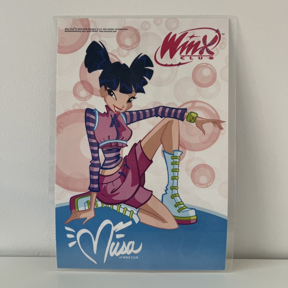 A4 Winx Club MUSA fairy double-sided Poster Wall Art - laminated | eBay