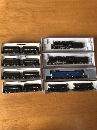 N Scale Steam Locomotive Set Model Train Starter Kit Hobby Railroad ...