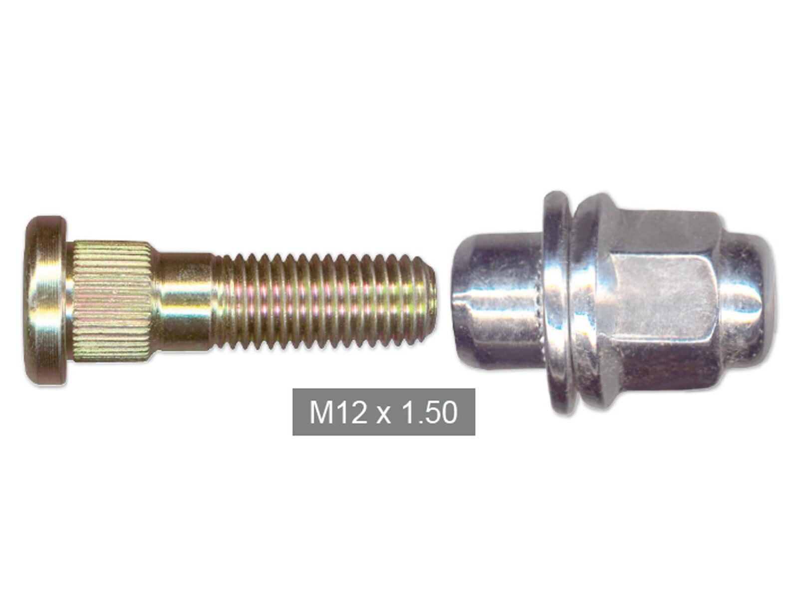NICE WHEEL STUD & NUT M12 x 1.5 FOR MITSUBISHI PAJERO & TRITON MODELS NS363 x1 | eBay Australia