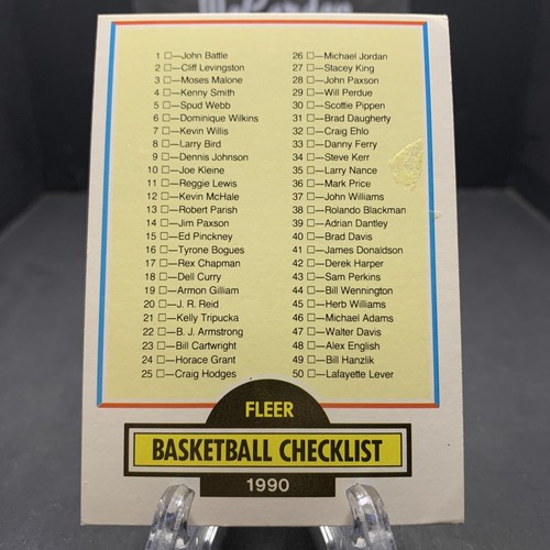 1990-91 Fleer Basketball Checklist #197 | eBay