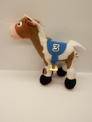 Disney Parks Bullseye Toy Story Race Horse #3 Plush Stuffed Animal ...