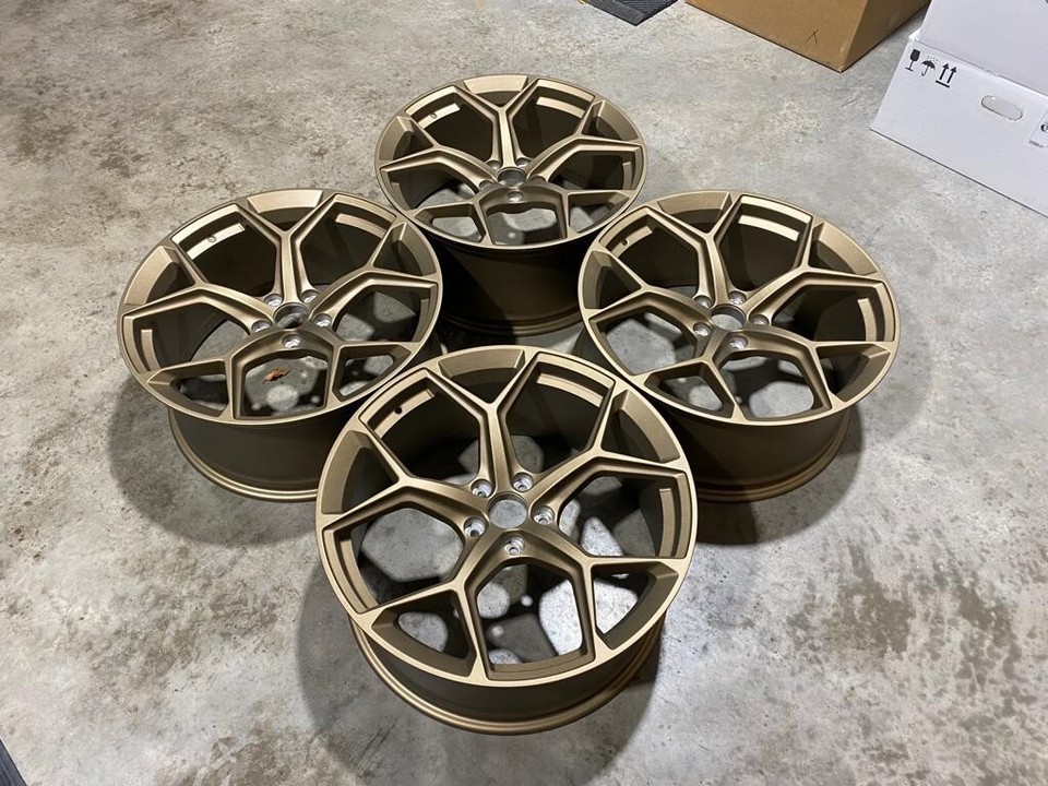 20” NEW X4 2023 RS6 Style Alloy Wheels Satin Bronze AUDI A5 A6 A7 A8 ...