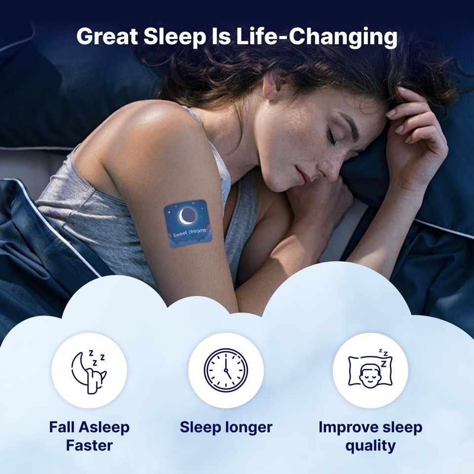Wellamoon Original Sleep Patches for Adults Extra Strength Long-Lasting ...