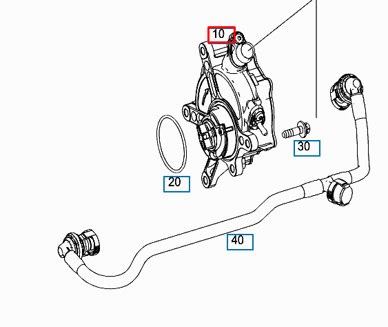 MERCEDES BENZ Gl-class X166 2014 Vacuum Pump A2762300365 for sale ...