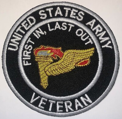 US Army Pathfinder First In, Last Out Veteran Patch Hook & Sew New B236 ...