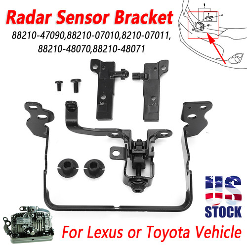 Radar Sensor Mounting Bracket 8821047090 88210-07010 For Lexus Toyota ...