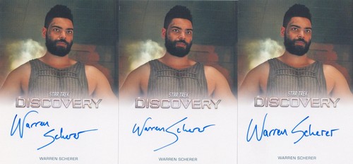 LE Star Trek Discovery Season 4 Autograph card of Warren Scherer Ato ...