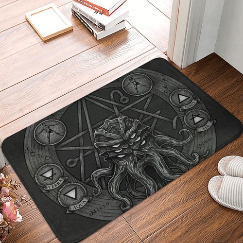 Cthulhu Beanie Bathroom Carpet Flannel Mat Welcome Doormat Home Decor ...