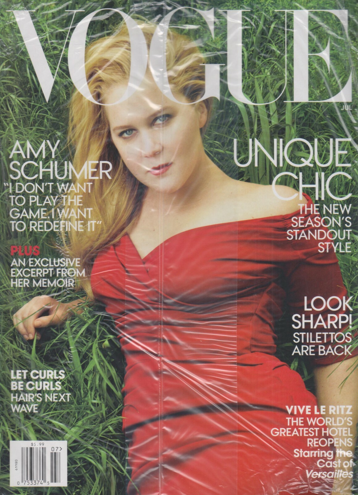 Vogue July 2016 Amy Schumer, Unique Chic (Magazine: Fashion) | eBay