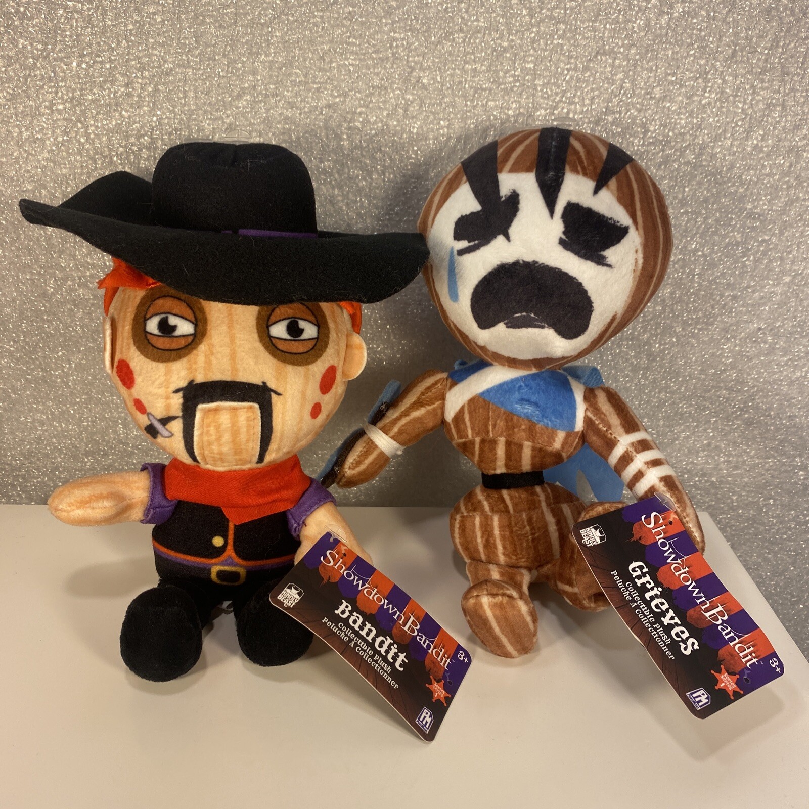 Showdown Bandit Lot of 2 - Bandit & Grieves 8-Inch Plush NEW | eBay
