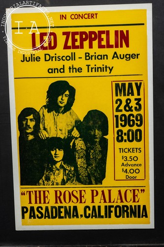 Pair of Framed Led Zeppelin US Tour Posters | eBay