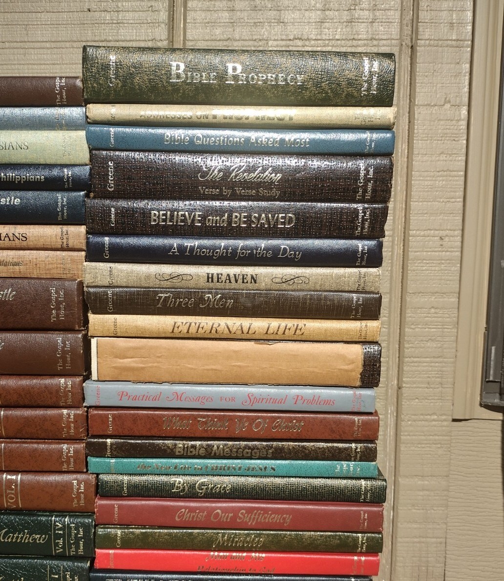 Large Lot 38 Gospel Hour Oliver Greene Sermons Books Nice Cnd Fast Ship ...
