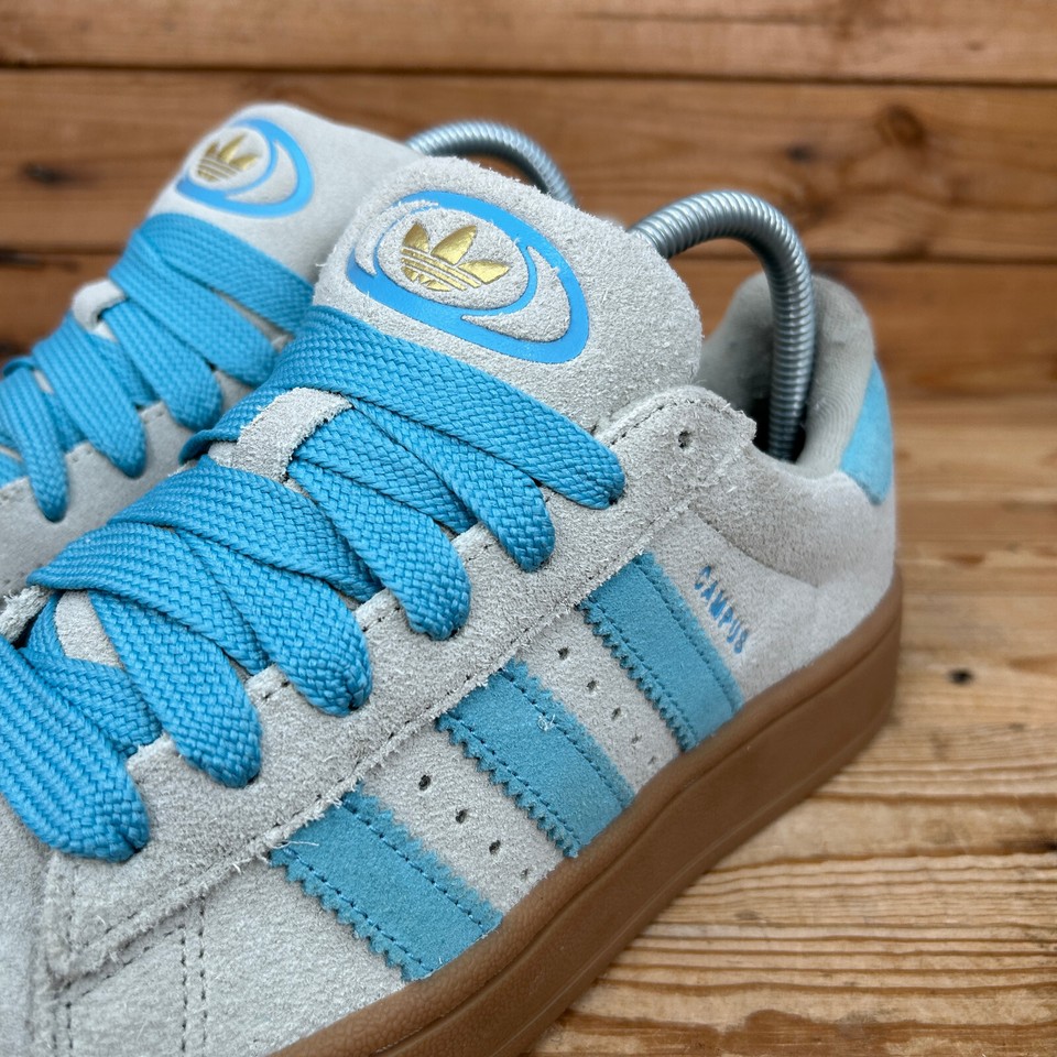 Adidas Trainers Womens Size UK 4.5 Campus 00s Grey Blue Suede Originals ...