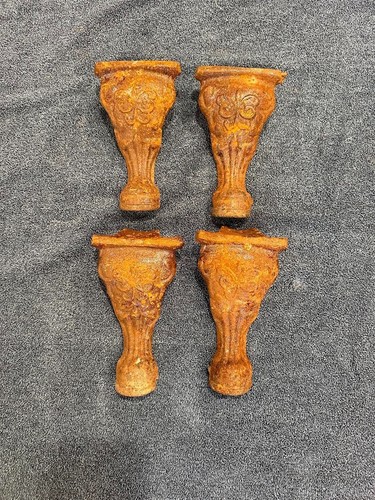 Antique Set of 4 Victorian Cast Iron Claw Feet | eBay