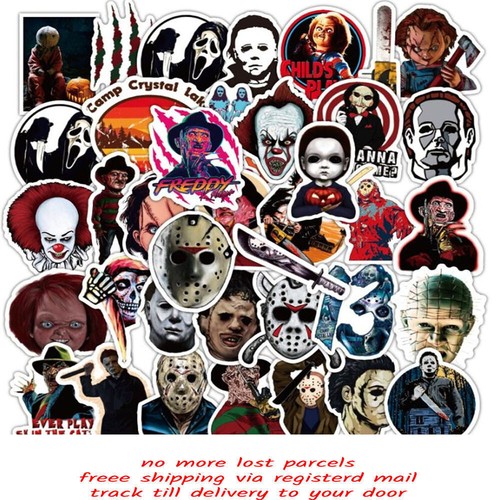 10 : 100 Horror Movie Characters Stickers Scary Vinyl Decals Halloween ...