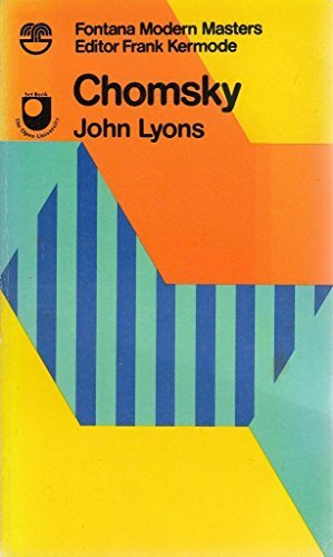 CHOMSKY (FONTANA MODERN MASTERS), Lyons, John | eBay