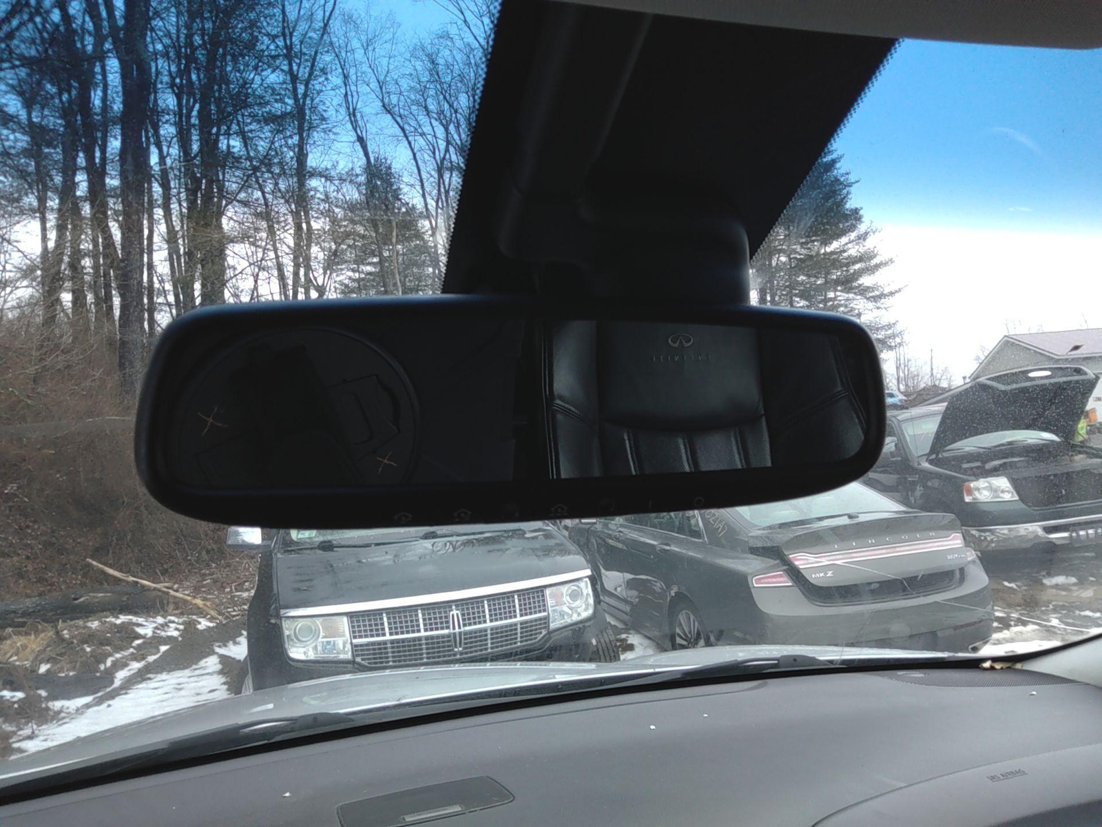 13 INFINITI JX35 Rear View Mirror Automatic Dimming Thru 10/12 | eBay