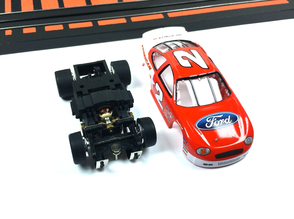Ho Slot Cars, Ford Racing Chassis, Fast (Tunable)Complete Ready To Run ...