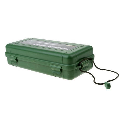 Airtight Survival Storage Case Flashlight Torch Carry Box Container ...