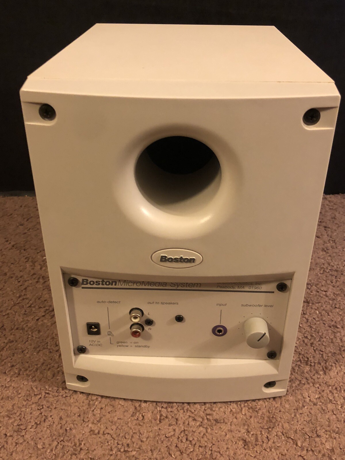 Vintage Boston Micromedia Acoustic Speaker System PC Desktop LOOK! | eBay