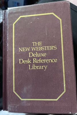The New Webster’s Deluxe Desk Reference Library 5 Volume Set With Slip ...